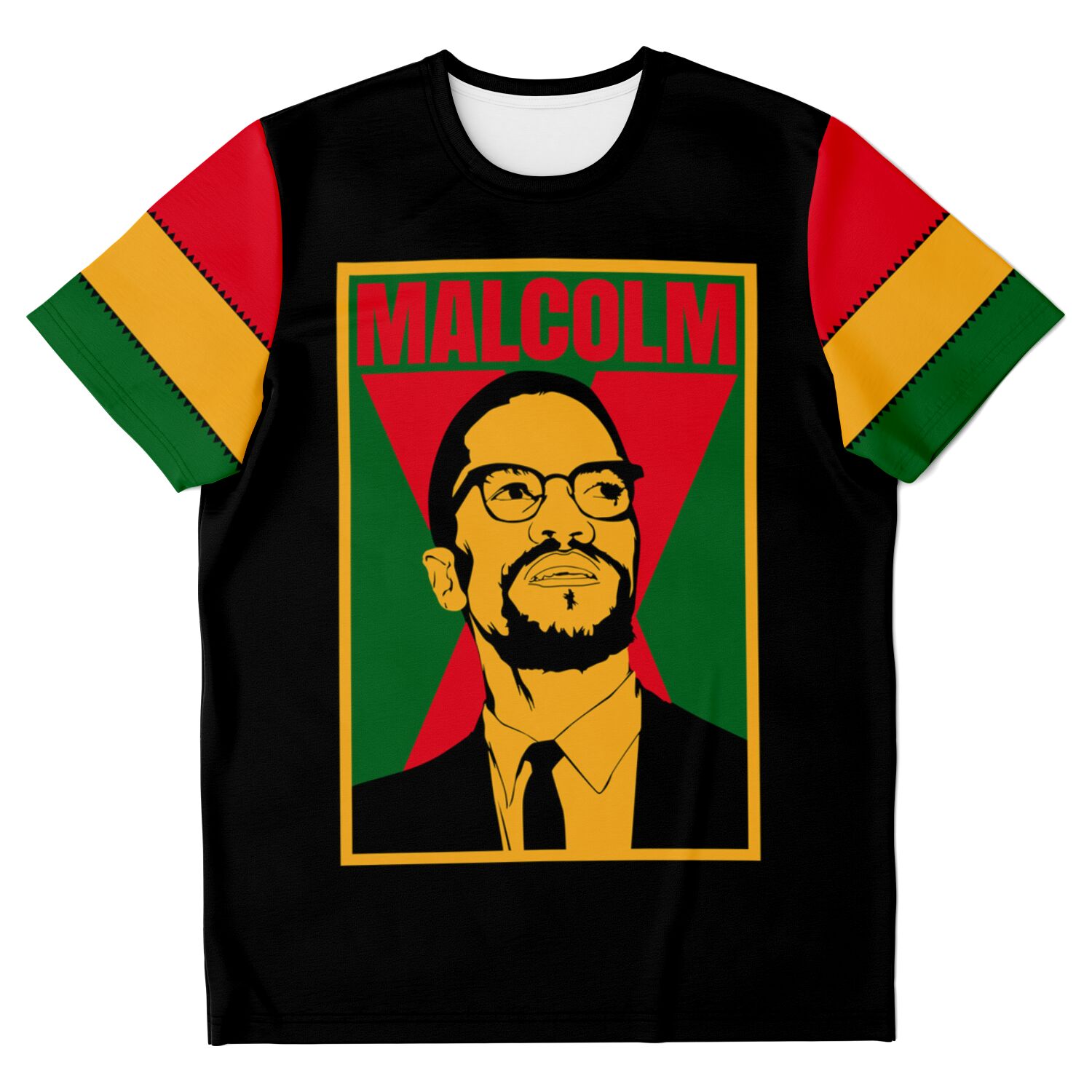 Malcolm X Newspaper - Tee | Melanin Apparel