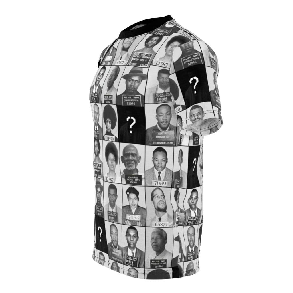 Black And Famous Mugshot Fashion Tee | Melanin Apparel