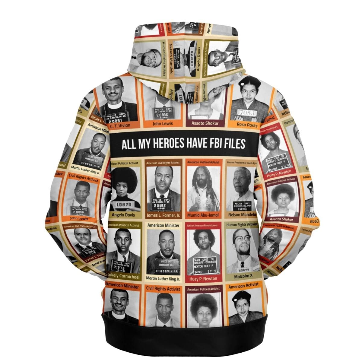 All My Heroes Have FBI Files Hoodie | Melanin Apparel
