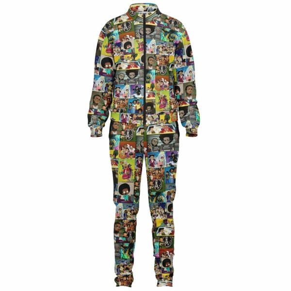 Black Cartoon Tracksuit | Melanin Apparel